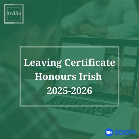 Leaving Certificate Hons Irish Grinds Monthly Online Class