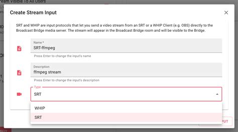 Nimble Ape Enabling Srt Input In A Media Server With Whip