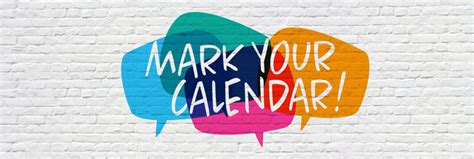 Mark Your Calendar Image
