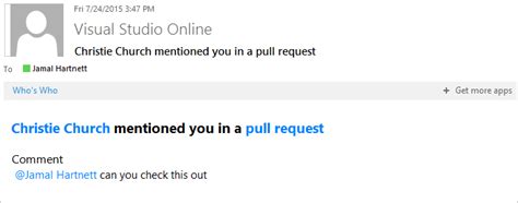 Notifications Tfs Mention Not Working Stack Overflow
