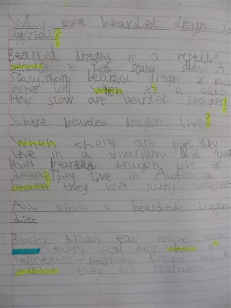 Y2 Writing Cookridge Primary