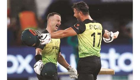 Wade Stoinis Power Australia Past Pakistan To Enter Final Gulf Times