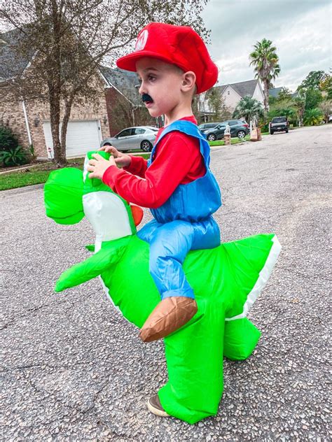 Mario And Yoshi Costume In 2023 Super Mario Bros Birthday Party