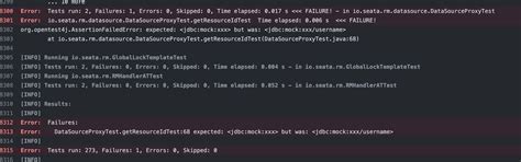 Some Unit Tests Failed In Ci · Issue 4623 · Apacheincubator Seata