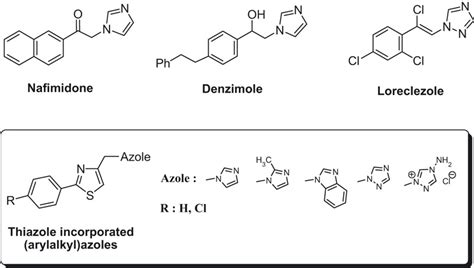 Chemical Structures Of Some Arylalkylazole Anticonvulsants Comprising