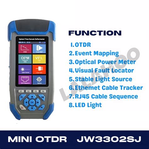 Jual T Finder 100 Ori Mini Otdr Joinwit Jw3302s 9 In 1 Optical Time