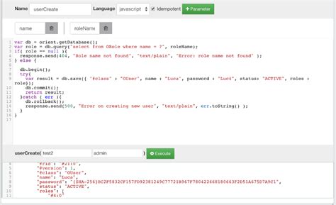 Accessing The Database Orientdb