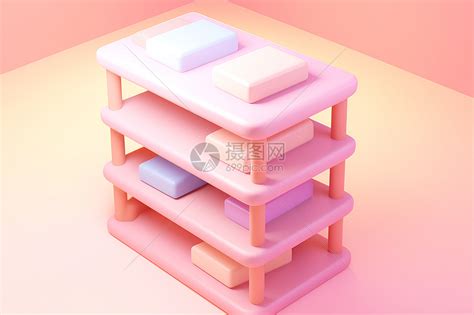 粉色的置物架插画图片下载 正版图片601083334 摄图网