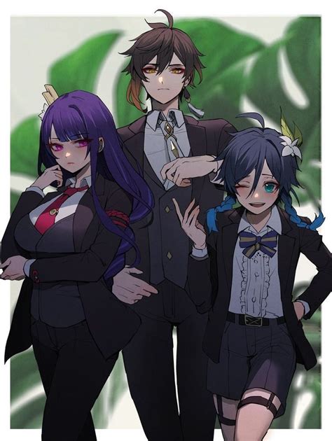 Raiden Shogun Zhongli Venti Genshin Impact Hoyolab