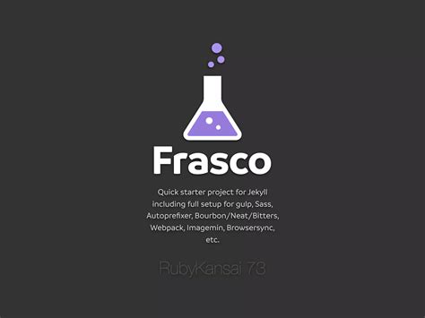 Frasco Jekyll Starter Project PPT