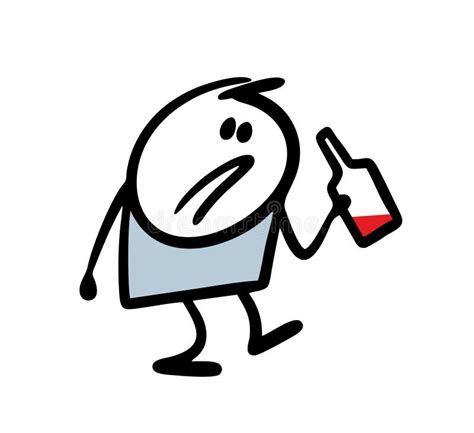 Drunk Man Holding Wine Bottle Stock Illustrations 275 Drunk Man