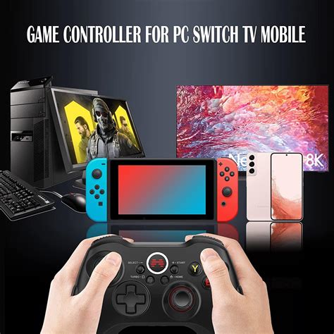 BEITONG PC Switch Gaming Controller Bluetooth Game Controller Dual