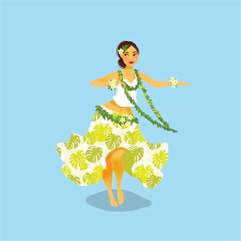 Hula Cartoons Illustrations Royalty Free Vector Graphics And Clip Art