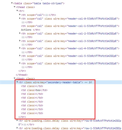 Header Rowspan Dan Colspan Feature Rappasoft Laravel Livewire Tables
