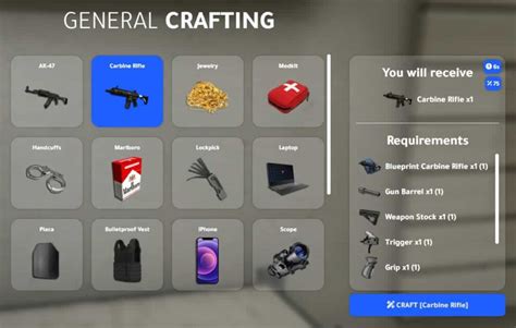 Crafting System V6 Notify And Text Ui Standalone Fivem Qbcore And Qbus