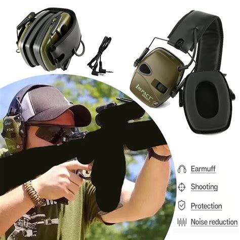Электронные шумоподавляющие наушники для стрельбы защита органов слуха купить с доставкой по