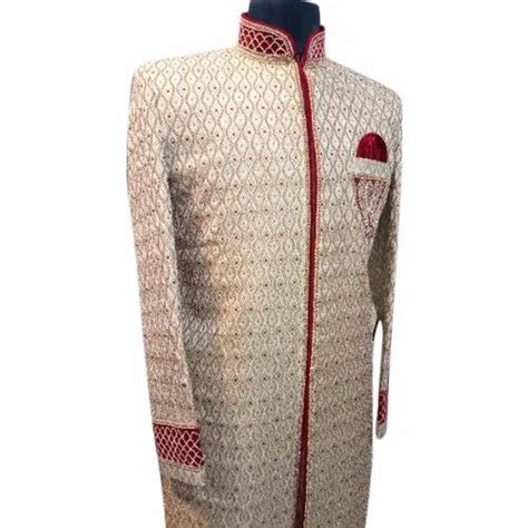 Large And Xl Groom Golden Embroidered Sherwani At Rs 3500 Piece In