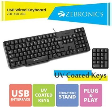 Zebronics Keyboard Latest Price Dealers And Retailers In India