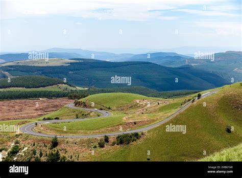 Rolling Hills At Long Tom Pass Panorama Route South Africa Stock