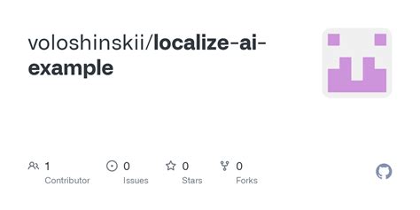 Github Voloshinskii Localize Ai Example