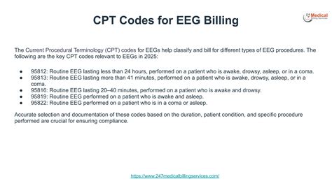 Neurology Billing For Eegs Ensuring Compliance With 2025 Guidelinespdf