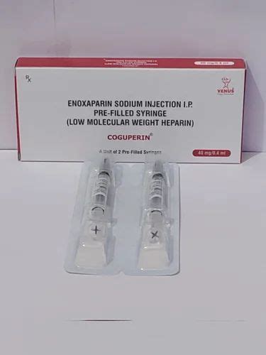 Enoxaparin Injection 40mg At ₹ 140 Piece Enoxaparin Sodium Injection