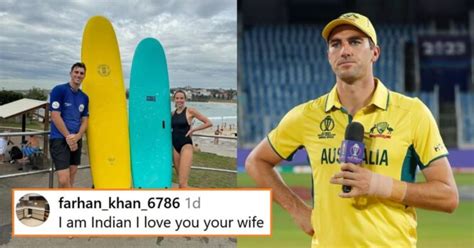 Pat Cummins Gives A Savage Reply To A Fan Who Said I Love Your Wife