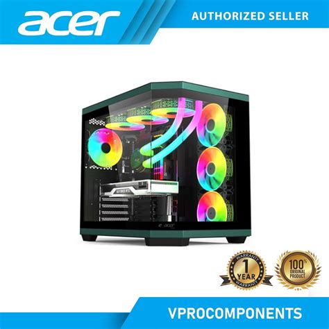 Acer V950 Panorama Sea View Factory Cube Case Double Sided Glass Itx