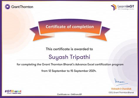 Im Excited To Share That Ive Successfully Completed The Advanced