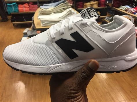 Men's New Balance NB 247 White Black Brand New - Housakicks