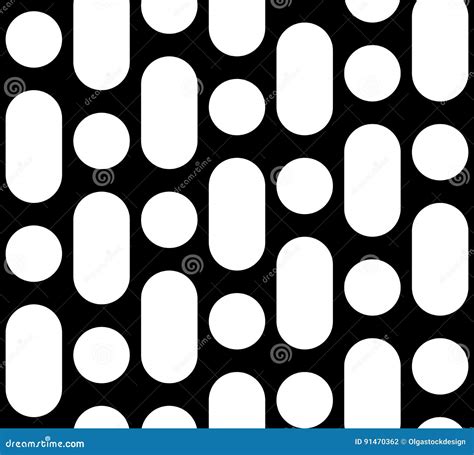 Simple Black And White Seamless Background Texture Stock Vector