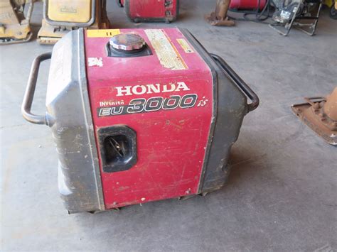 Honda Eu3000is Generator 3000 Watts Oahu Auctions