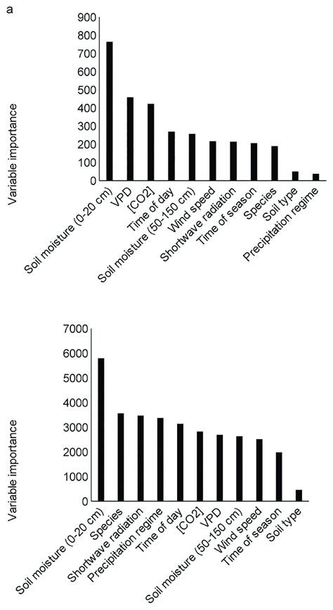 Variable Importance In Random Forest Models Of Stomatal Conductance For