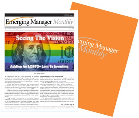 Emerging Manager Monthly Investment Industry Trends And Investor Profiles
