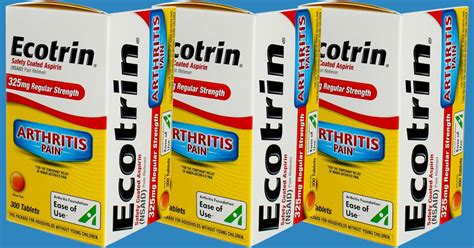 Ecotrin Regular Strength Aspirin 300 Safety Coated Tablets Only 5 Xx On Amazon Reg 15 The