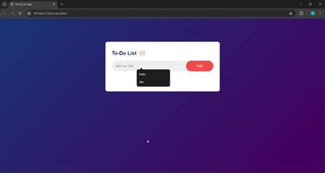 [video] shoaib malik on linkedin day2 webdevelopment todolist tasks notes html css