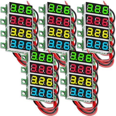 Azdelivery 028 Inch Mini Digital Voltmeter With 7 Segment Led Display