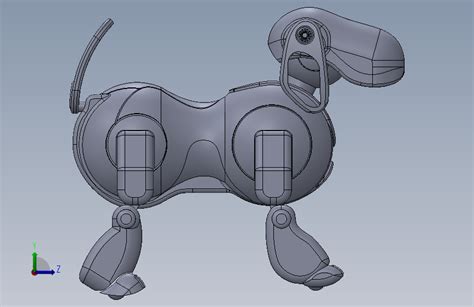 机械狗solidworks 2018模型图纸下载 懒石网