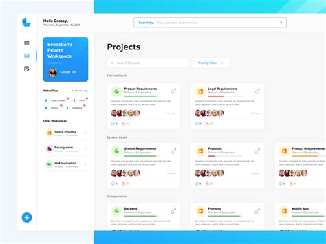 Workspace Dashboard UX By Uxkasim On Dribbble