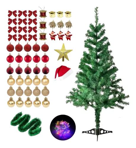 Kit Árvore De Natal Cm Decorada Enfeites Brinde Parcelamento sem juros