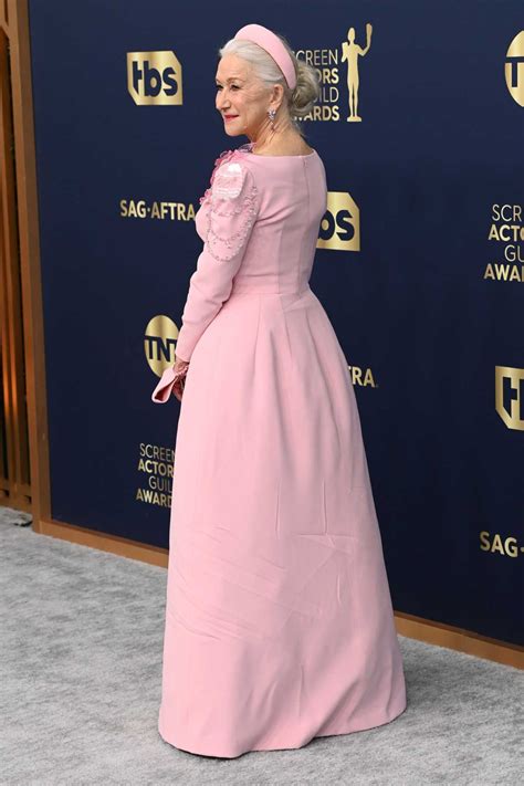 Helen Mirren Attends The 28th Annual Screen Actors Guild Awards In