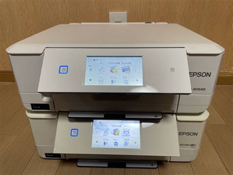 Yahooオークション Epsonインクジェットプリンターep 807awとep 808
