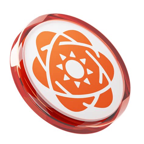 Solar Sxp Glass Crypto Coin 3d Illustration 24093330 Png
