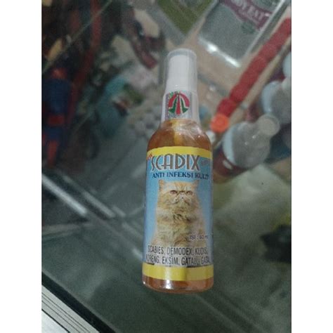 Scadix Spray Cat Medicine Fungus Parasite Scabies Crabies Original
