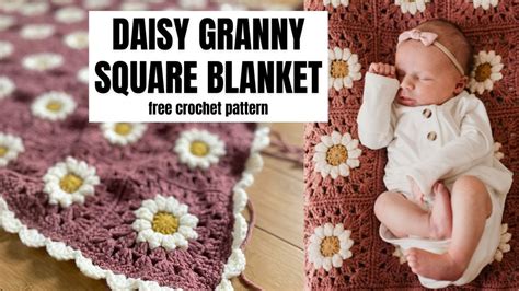Easy Crochet Granny Square Baby Blanket Pattern Crochet Granny Square