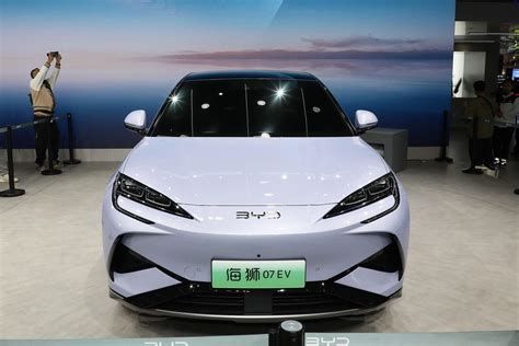 疑似比亚迪海狮07 Ev内饰谍照，2024年上半年推出太平洋号