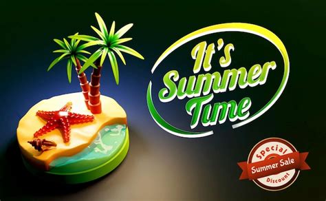 Premium Psd Event Discount Summer Holidays Template