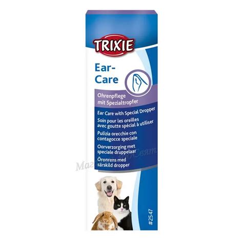 Trixie капки за чисти уши на кучета и котки