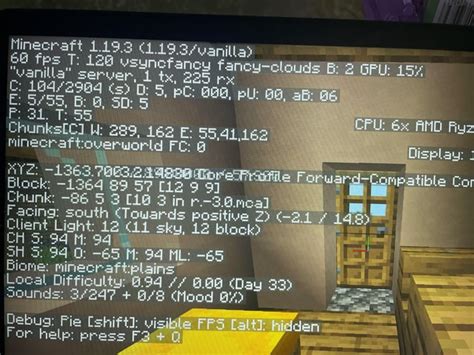 Cant See Coordinates Anymore Please Help R Minecraft