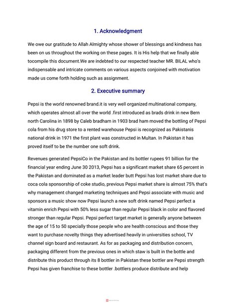 Solution Pepsico History Of Pepsico Introduction To Pepsico Branding